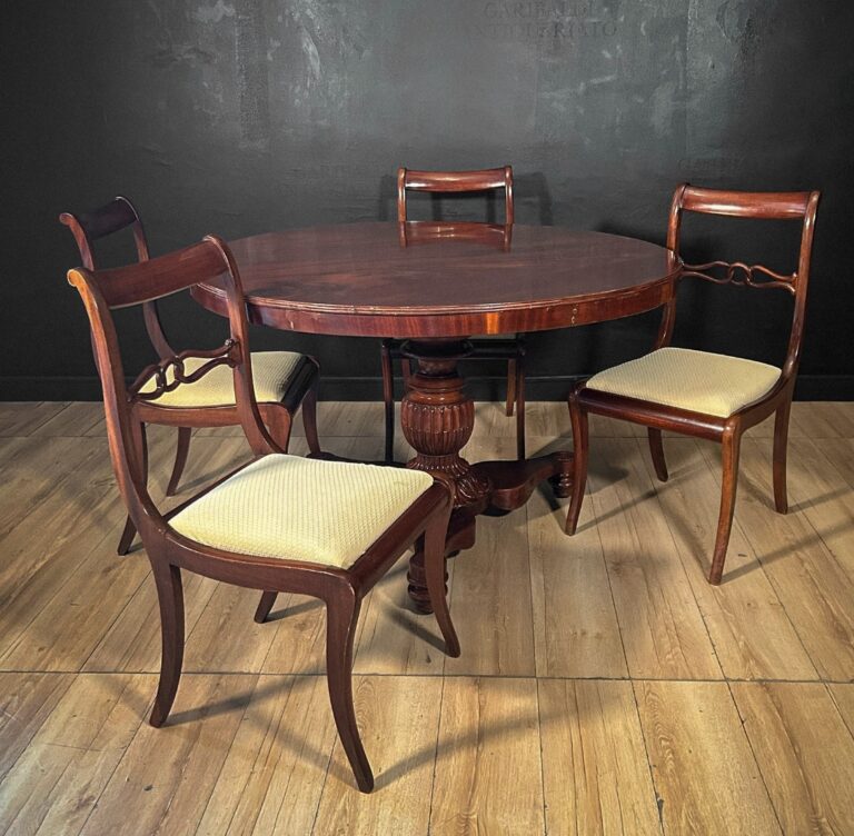 Victorian Table and Chairs - Antique Furniture